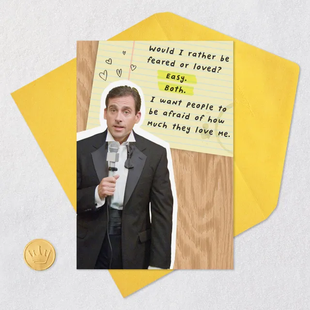 Michael Scott Birthday Card
