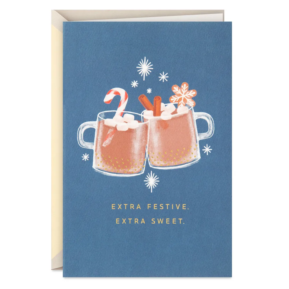 Hallmark Two Cups of Hot Cocoa Holiday Card for only USD 5.99 ...