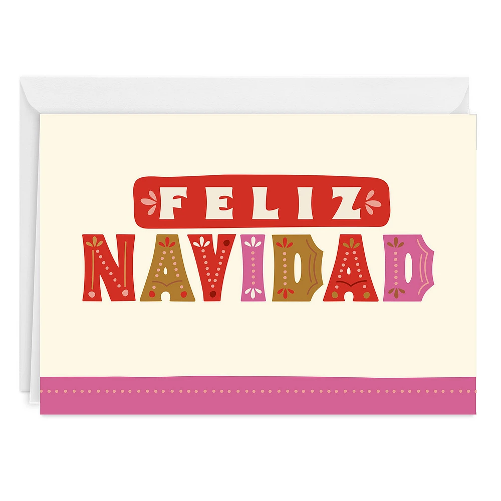 Hallmark Feliz Navidad Spanish-Language Custom Christmas Card for only ...