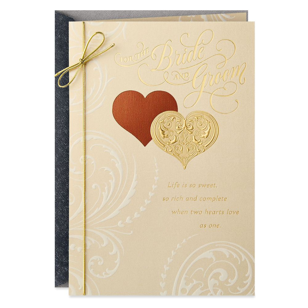 Two Hearts One Love Wedding Invitations