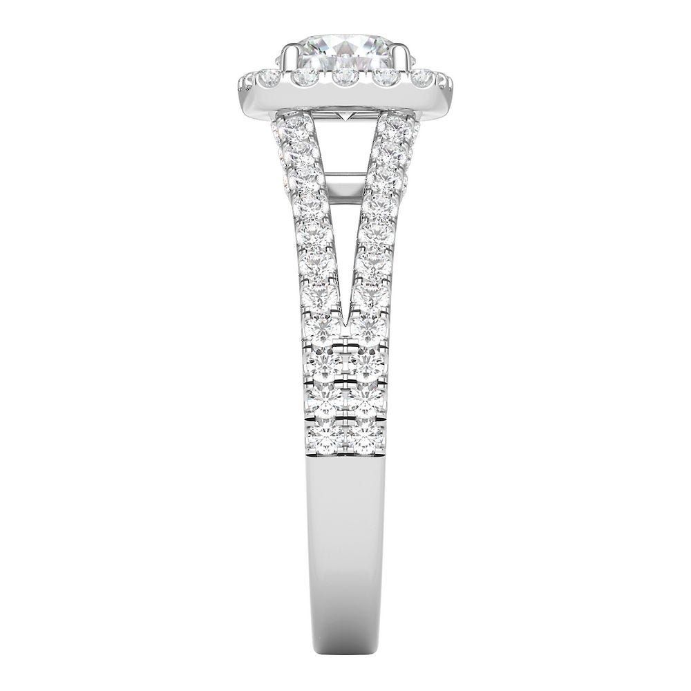 Helzberg 1 1/2 ct. tw. Diamond Engagement Ring 14K White Gold | Mall of ...