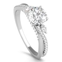 Helzberg Sirius Star® 88 Diamond Engagement Ring 14K White Gold (1 ct ...