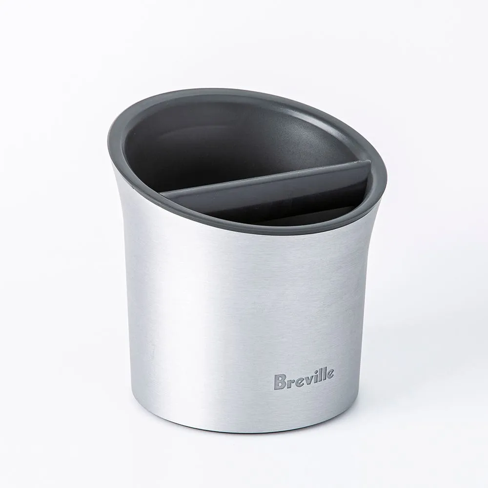 Breville Knock Box Espresso Puck Disposal Bin (Black/Stainless Steel ...