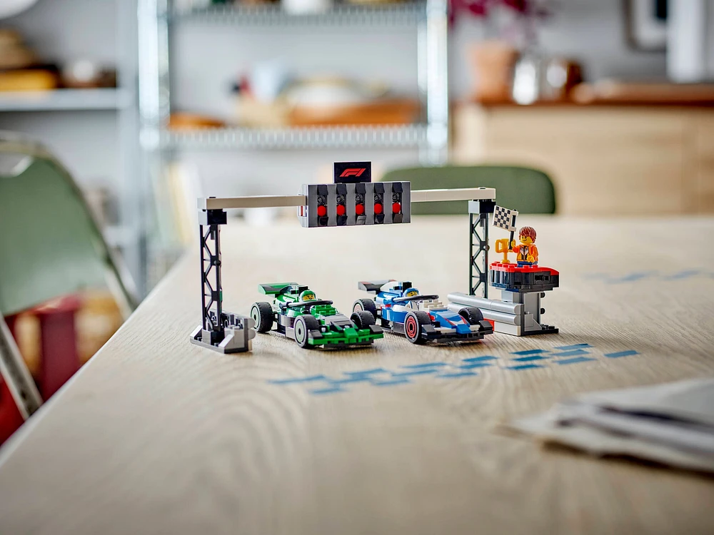 LEGO® F1® Grid with VCARB & Sauber Race Cars | Mall of America®