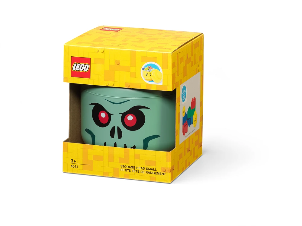 LEGO® Small Skeleton Storage Head – Green | Mall of America®