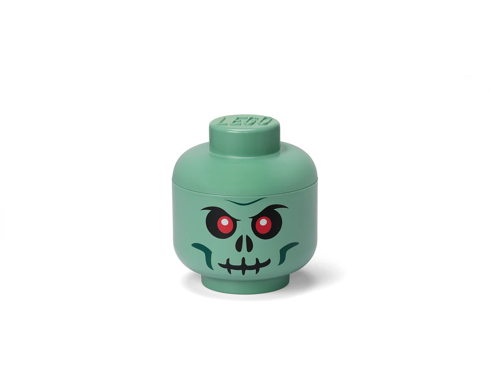 LEGO® Small Skeleton Storage Head – Green | Mall of America®