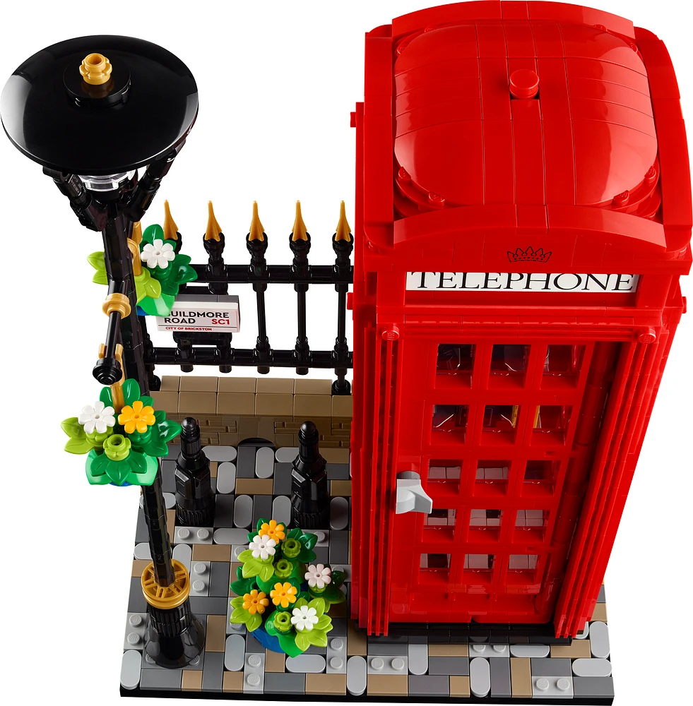 LEGO® Red London Telephone Box at Mall of America® in Bloomington, MN
