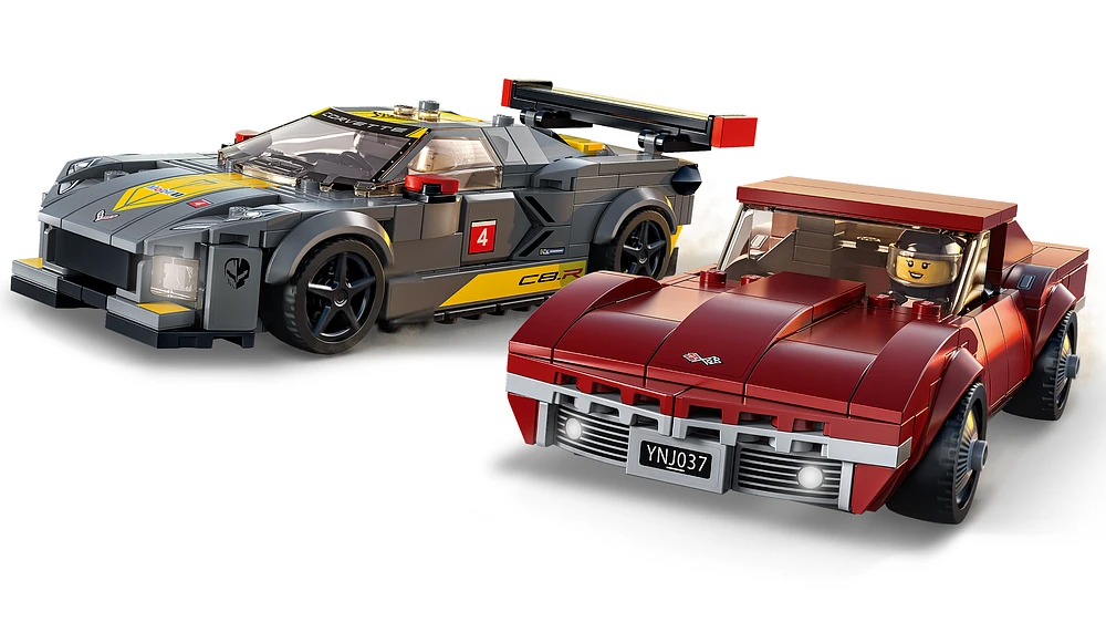 LEGO® Chevrolet Corvette C8.R Race Car and 1969 Chevrolet Corvette at ...