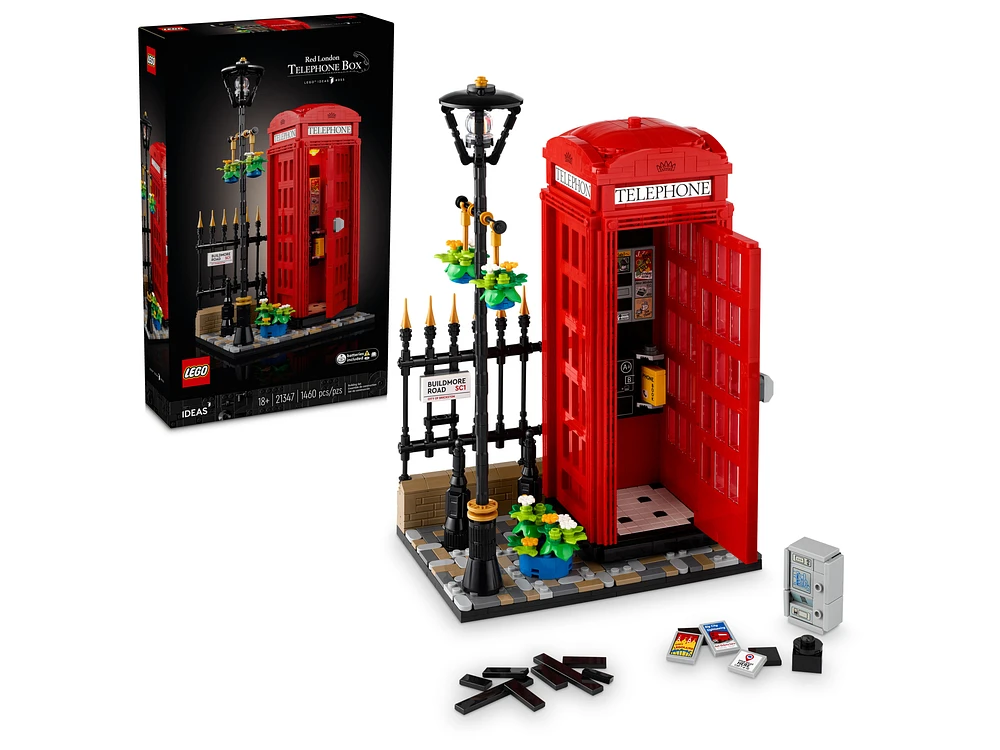LEGO® Red London Telephone Box at Mall of America® in Bloomington, MN