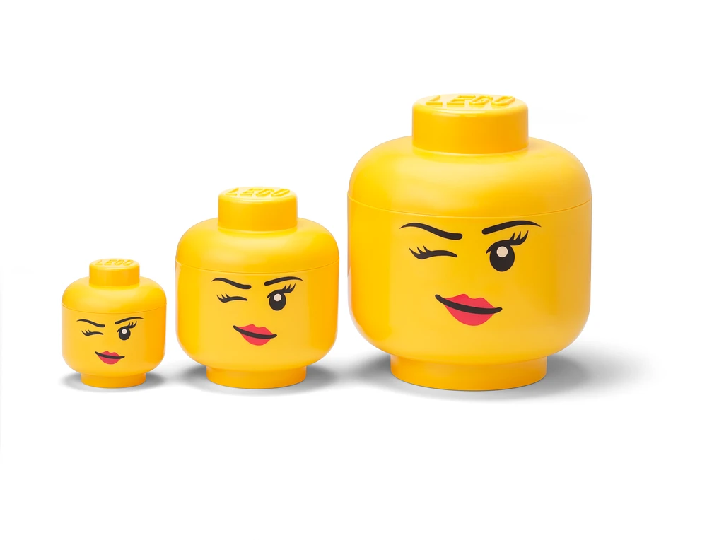 LEGO® Storage Head – Small, Winking | Mall of America®