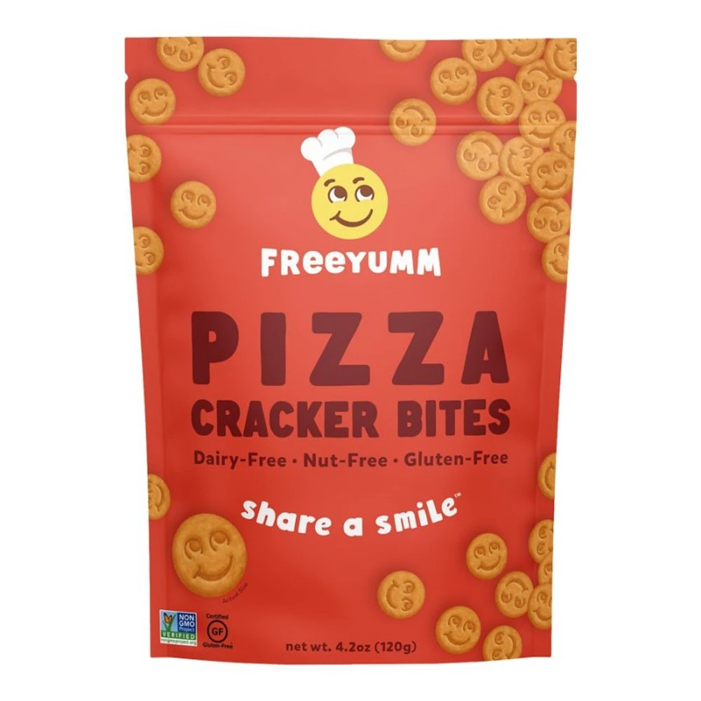 Freeyumm Pizza Cracker Bites Snacks - 120g | Coquitlam Centre