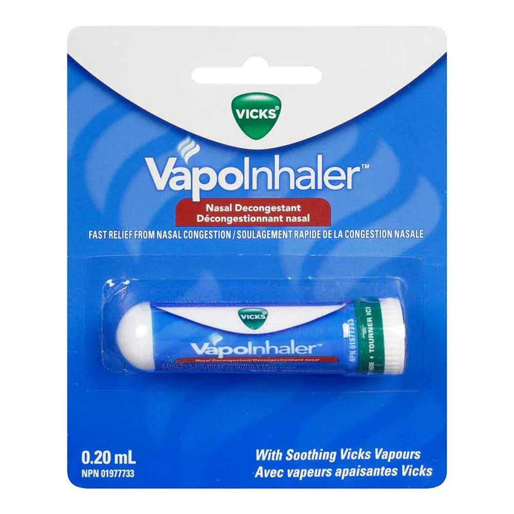 Vicks Vapor Inhaler - 20ml | St. Vital Centre