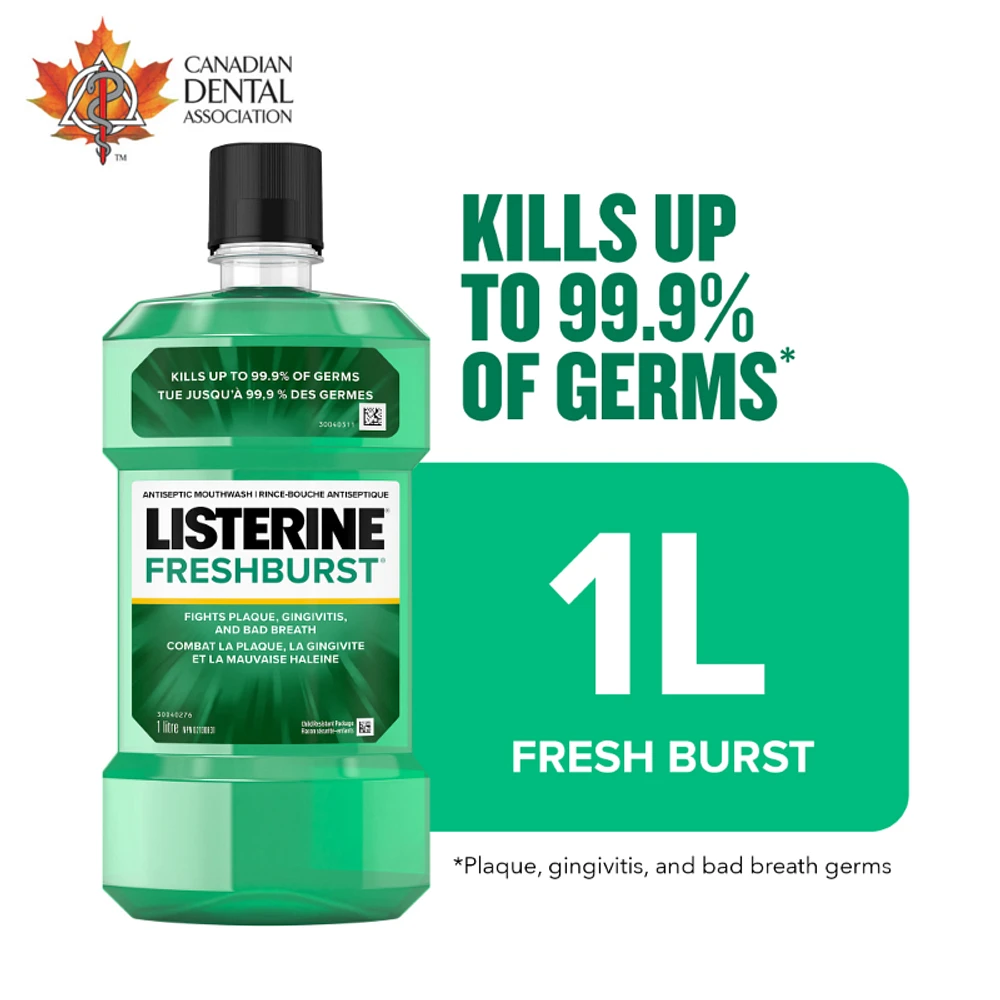 Listerine Fresh Burst Mouthwash - 1L | Coquitlam Centre