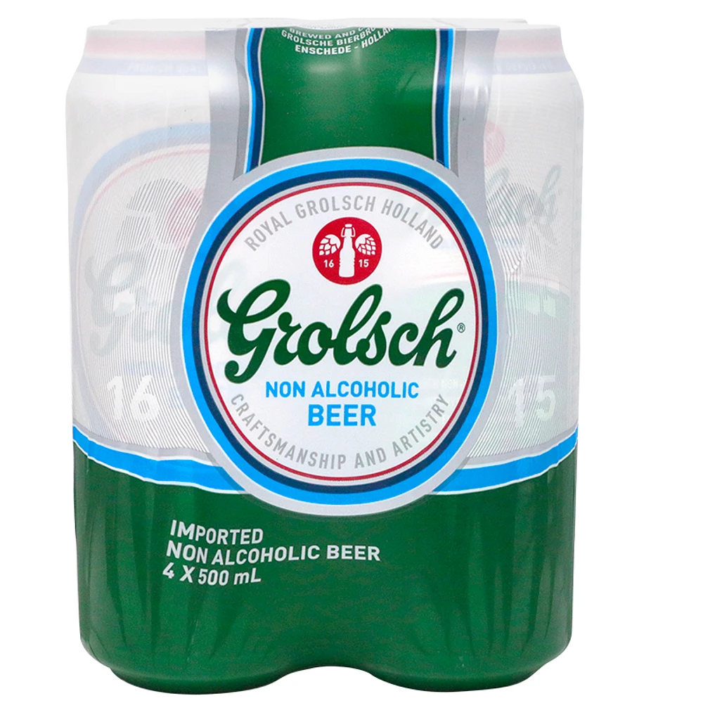 Grolsch Non-Alcoholic Beer - 4 x 500ml | Coquitlam Centre