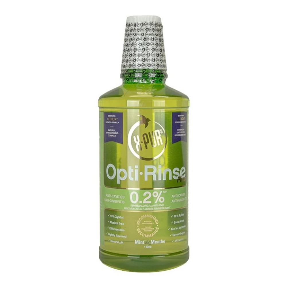 X-PUR Opti-Rinse Mouthwash - Mint - 1L | Coquitlam Centre