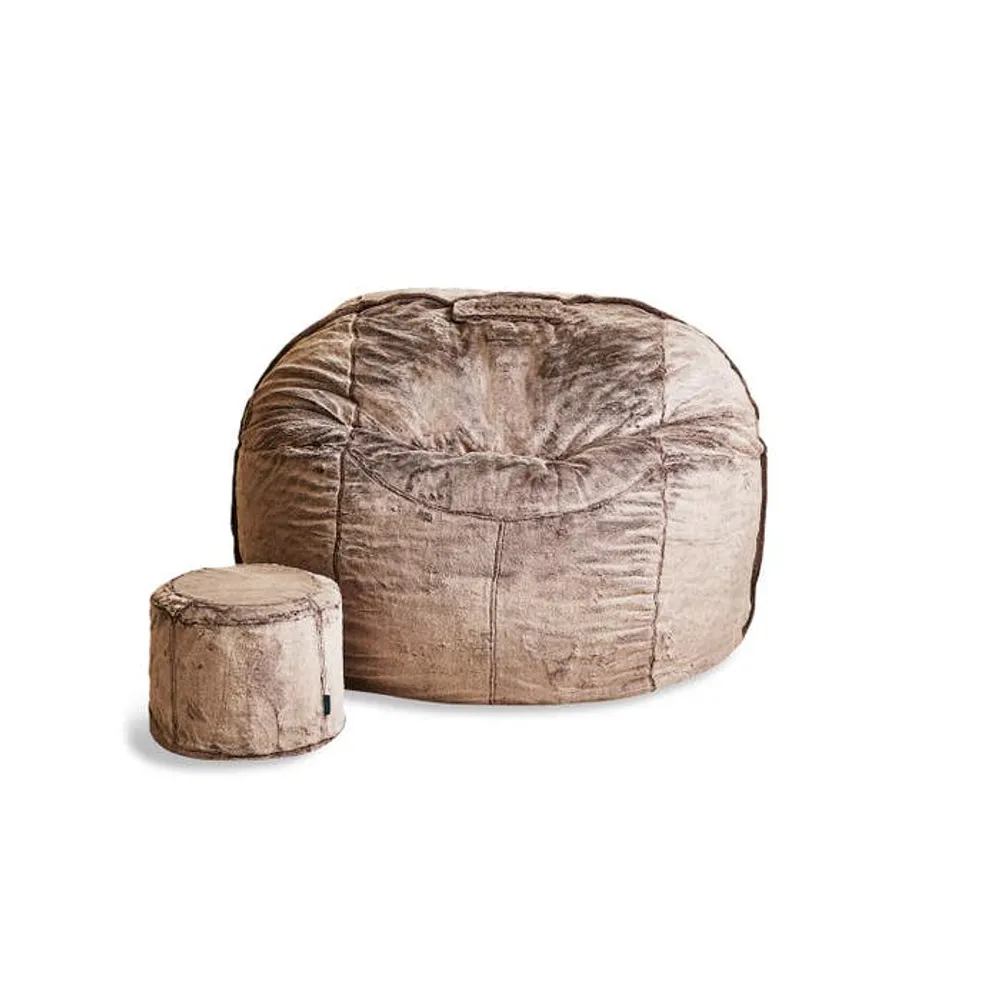 Lovesac SuperSac Bundle: Squattoman in Bronze Wombat Phur | CoolSprings ...