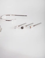 Lovisa Silver Flower Stud Ear Stack | Hamilton Place