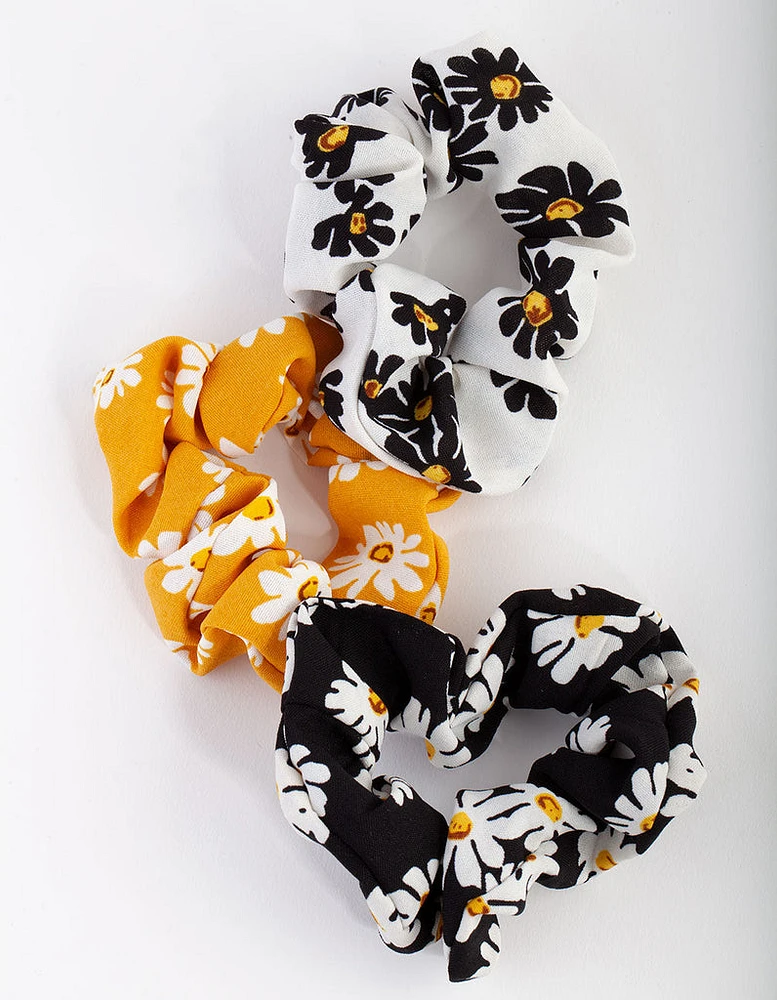 Lovisa Fabric Mini Daisy Pack Scrunchie | Hamilton Place