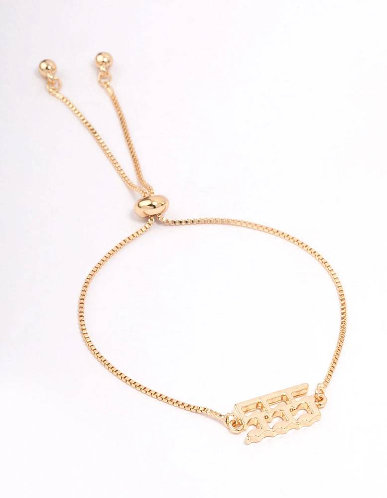 Lovisa Gold Plated 555 Angel Number Bracelet | Hamilton Place
