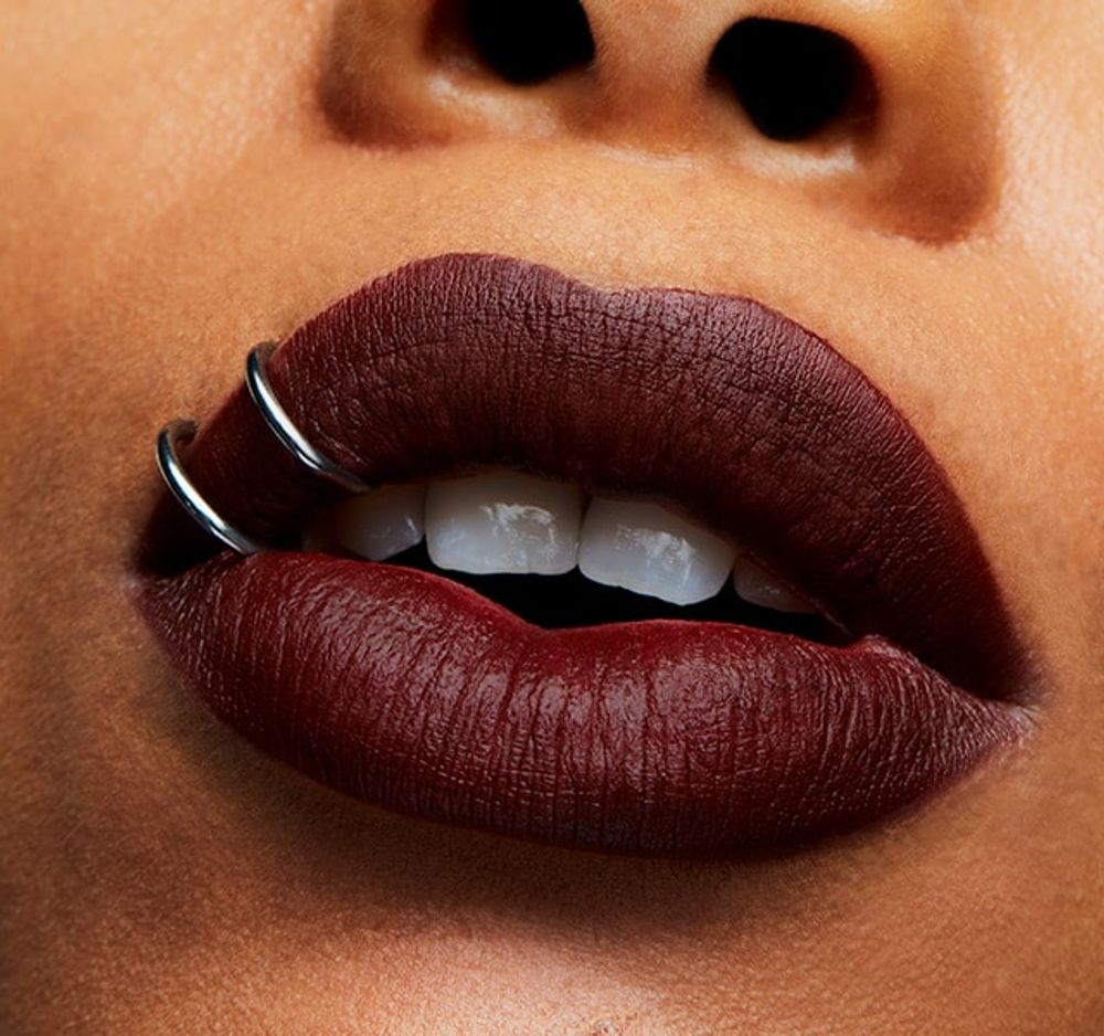 Dark Red Matte Lipstick Mac