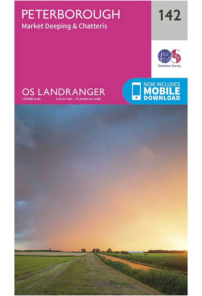Ordnance Survey Peterborough, Market Deeping & Chatteris - Landranger ...
