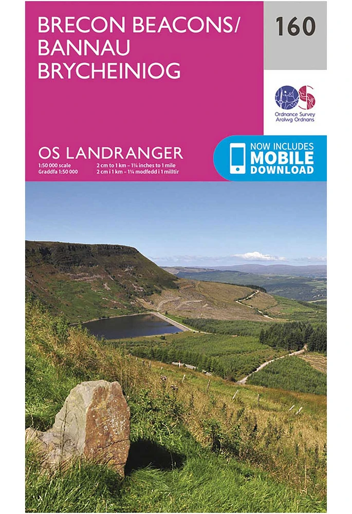 Ordnance Survey Brecon Beacons - Landranger 160 Map | King's Cross