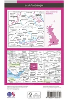 Ordnance Survey Cheltenham & Cirencester, Stow-on-the-Wold - Landranger ...