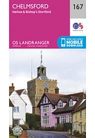 Ordnance Survey Chelmsford, Harlow & Bishop’s Stortford - Landranger 1 ...