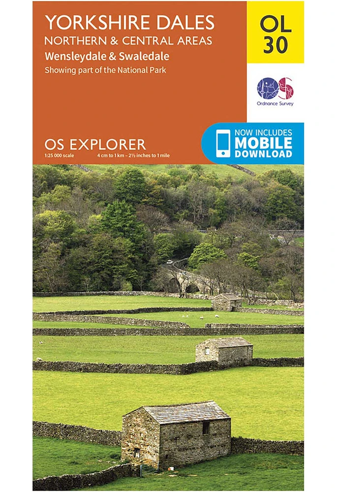 Ordnance Survey Explorer OL30: Yorkshire Dales - Northern & Central Areas | King's Cross