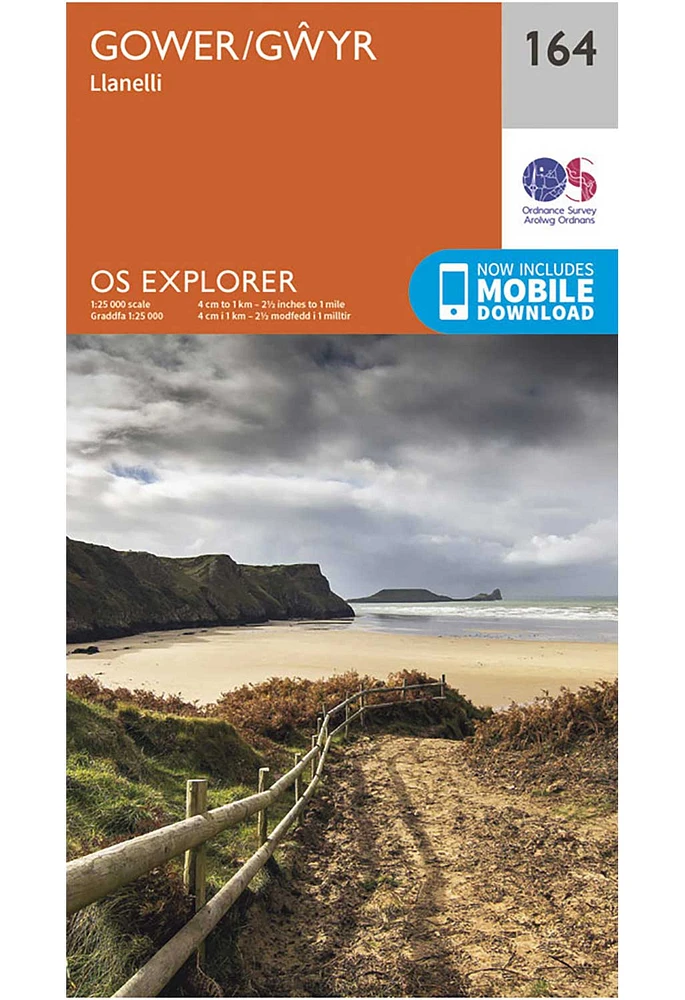Ordnance Survey Explorer 164: Gower | King's Cross