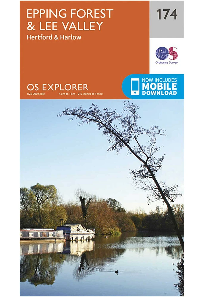Ordnance Survey Explorer 174: Epping Forest & Lee Valley | King's Cross