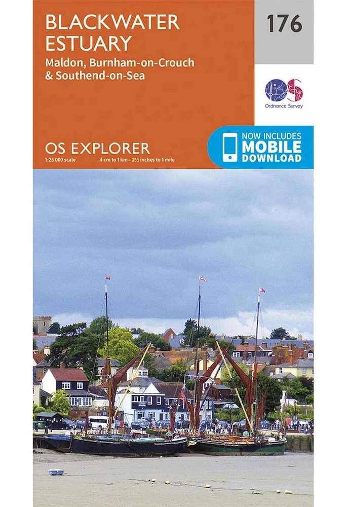 Ordnance Survey Blackwater Estuary - OS Explorer 176 Map | King's Cross