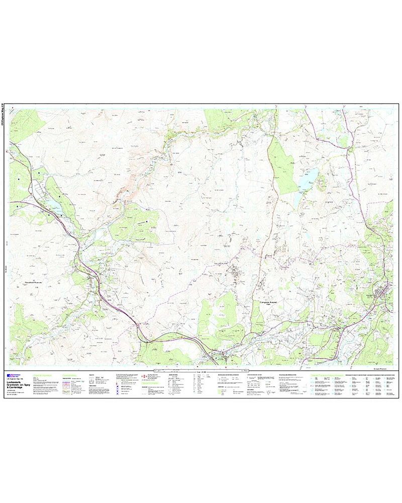 Ordnance Survey Lochindorb, Grantown-on-Spey & Carrbridge - OS Explorer ...