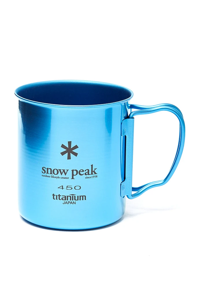 Snow Peak Titanium Colour Single Wall Cup 450ml | King's Cross