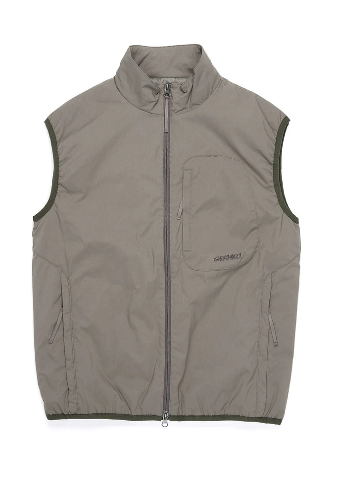 Gramicci Men's Softshell EQT Padding Vest - Tech Grey | King's Cross