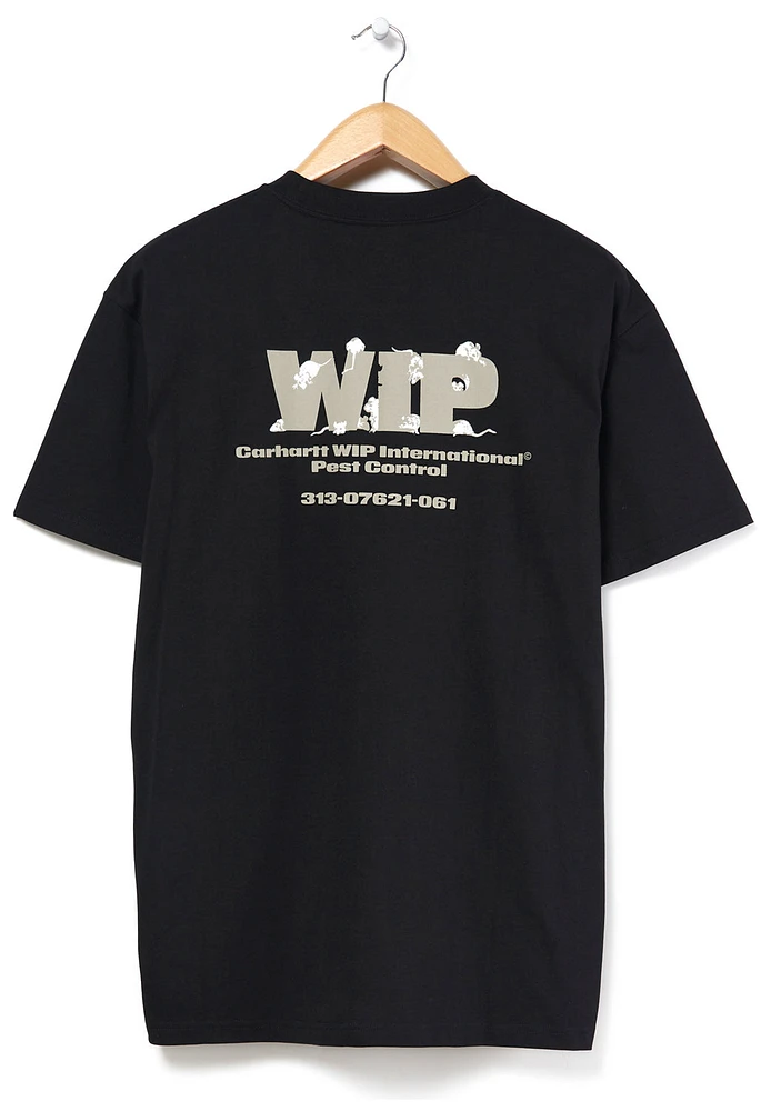 Carhartt WIP Men's Pest Control T-Shirt - Black | King's Cross