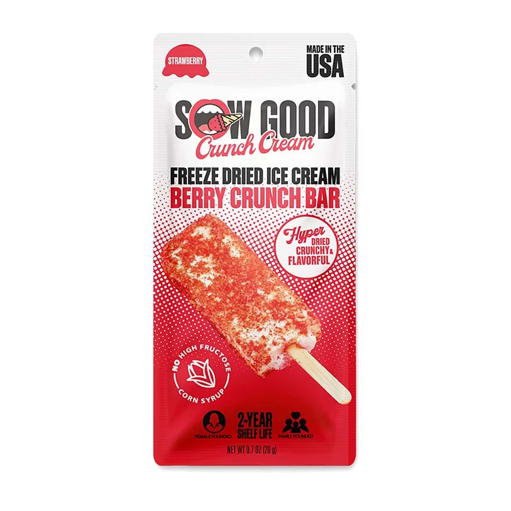 Sow Good Freeze Dried Berry Crunch Ice Cream Bar | Hamilton Place