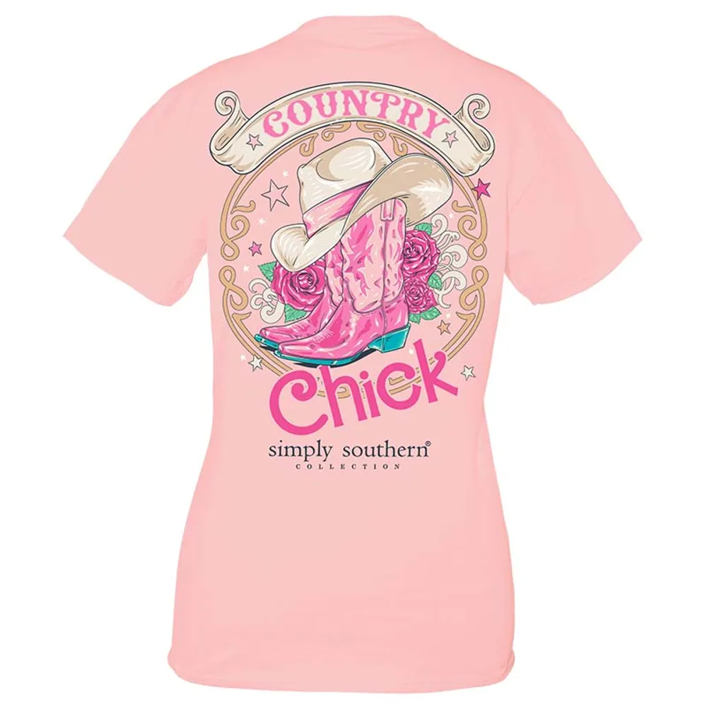 Simply Southern Country Chick Short Sleeve T-Shirt | Hamilton Place