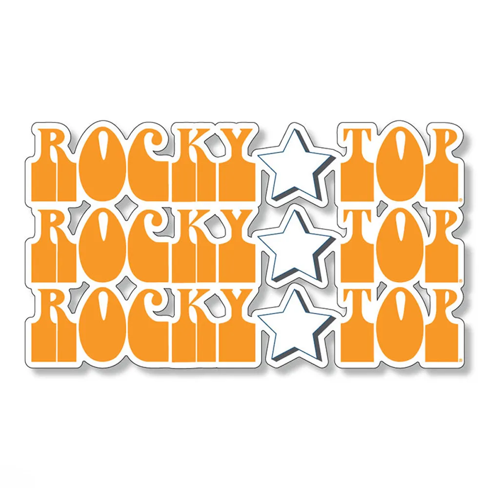 SDS Design Associates 3 inch Rocky Top Star Decal | Hamilton Place
