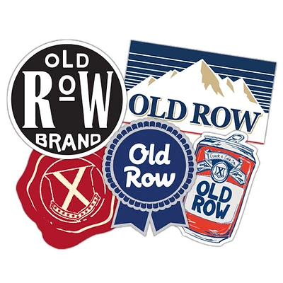 Old Row Logo Old Row Circle Logo Neon Pocket Tee | Old Row Clothing,