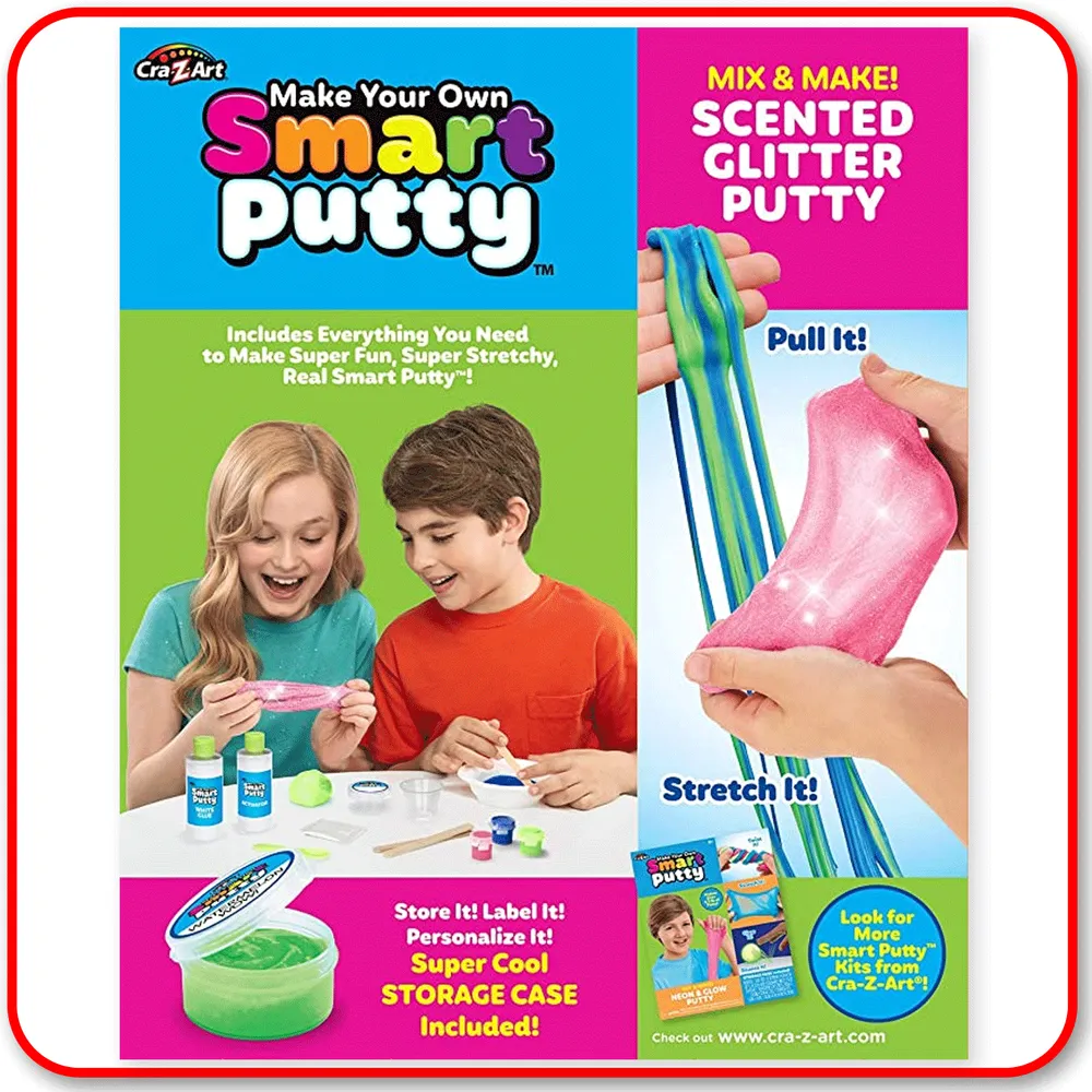 Crazart Smart Putty - Scented Glitter Putty | Bramalea City Centre