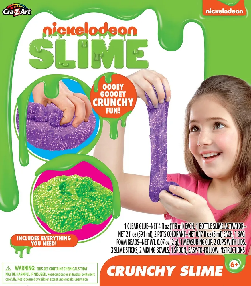 Crazart Nickelodeon Slime Kit - Crunchy Slime | Bramalea City Centre