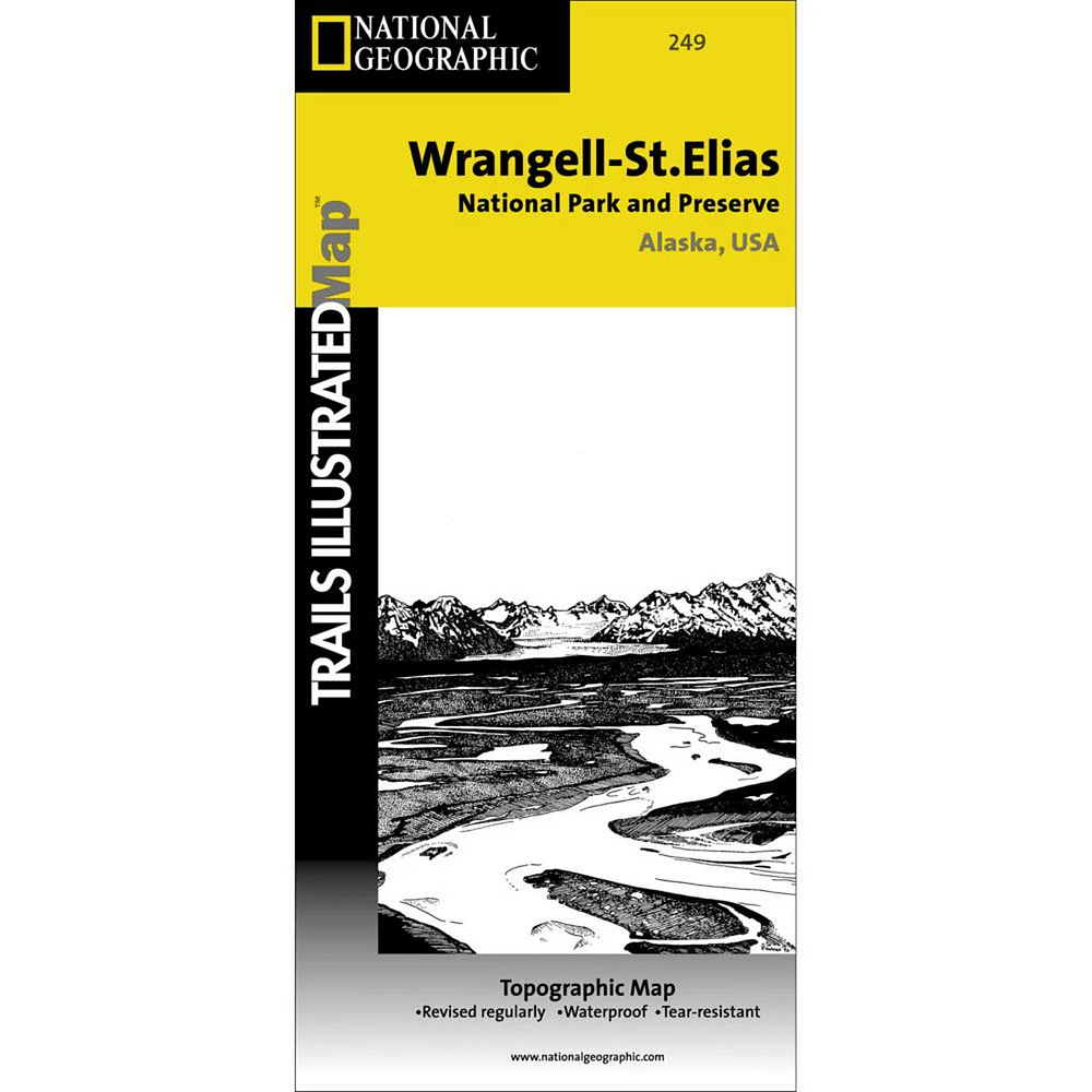 National Geographic Maps Wrangell-St. Elias National Park And Preserve ...