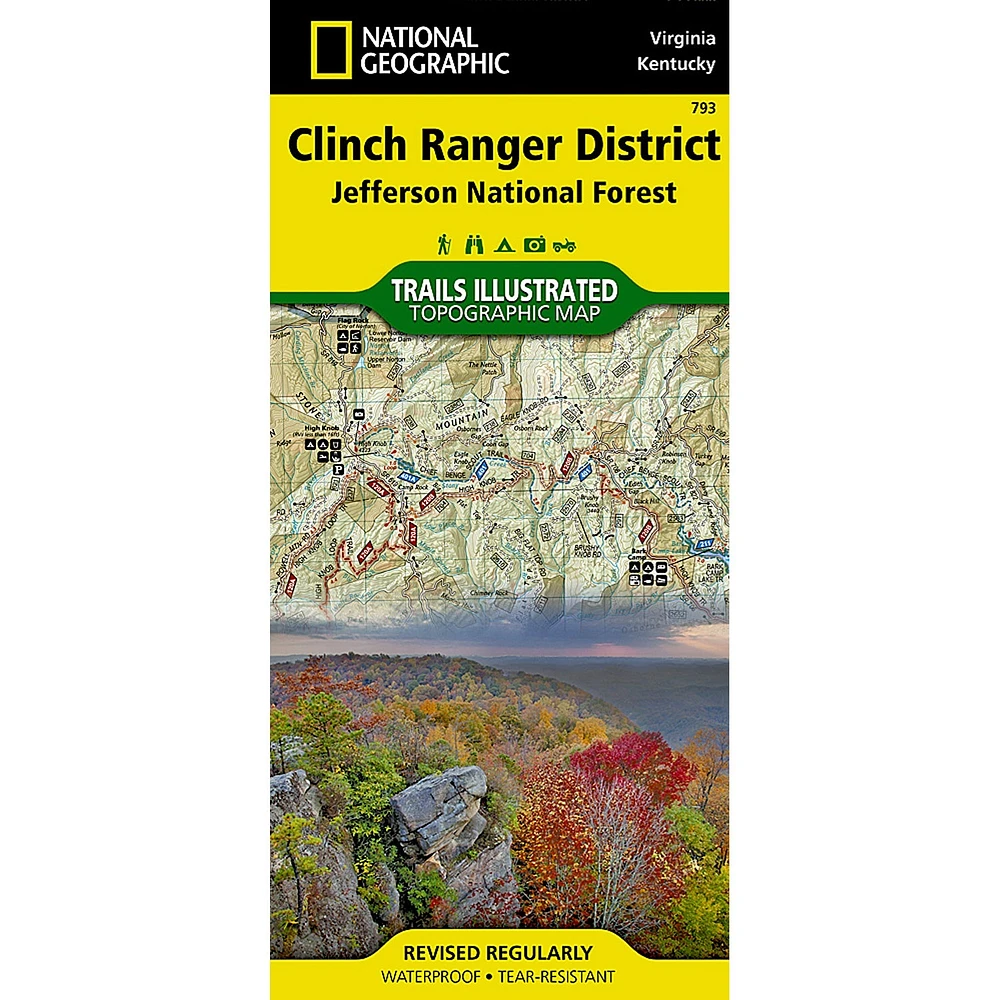 National Geographic Maps Clinch Ranger District [Jefferson National ...