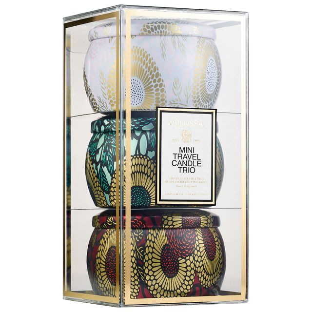 VOLUSPA Mini Candle Trio - French Cade, Goji & Lychee | Hamilton Place