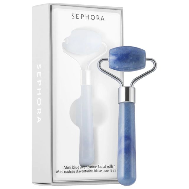 SEPHORA COLLECTION Mini Blue Aventurine De-Puffing Facial Roller ...