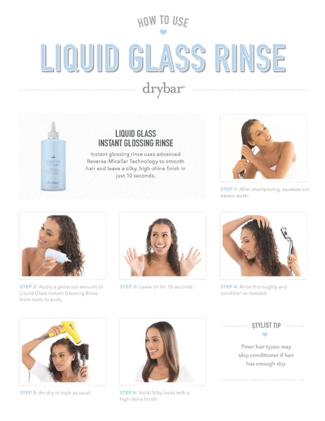 Drybar Liquid Glass Instant Glossing Rinse | Arden Fair