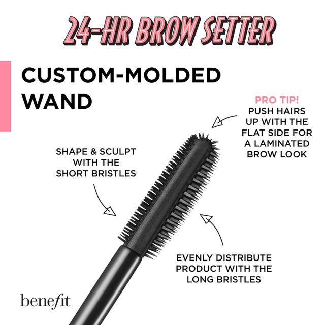 Benefit Cosmetics 24-HR Brow Setter Clear Gel with Lamination Effect ...