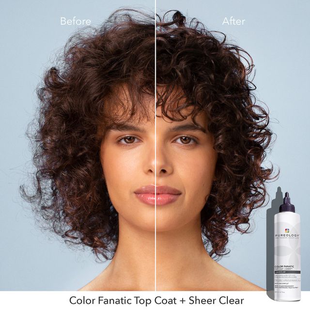 Pureology Color Fanatic Top Coat + Clear Hair Gloss | Hamilton Place