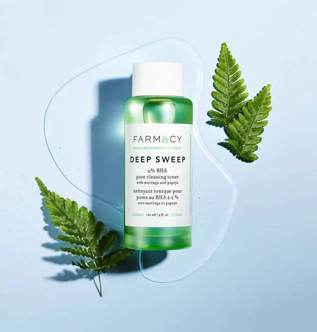 Farmacy Deep Sweep 2% BHA Pore Cleaning Toner with Moringa + Papaya ...
